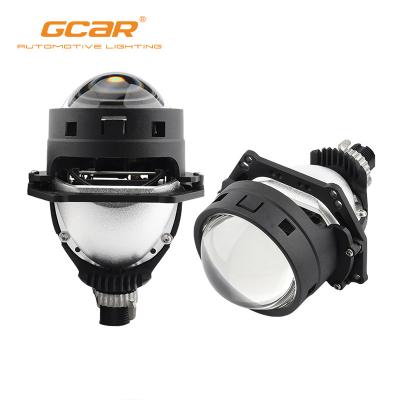 China GCAR WST 3.0B Universal 3inch Projector Headlight 45W Auto LED Dual Projector Bi LED Projector Lenses For Motorcycle for sale