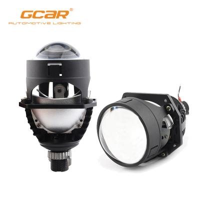 China GCAR WST Super 2.5A Bi LED Projector 6000K Double Lamp Bowl Bi LED Lens Projector for sale