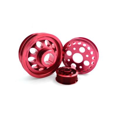 Cina Il servizio lavorante del micro metallo ha anodizzato le parti di alluminio rosse di CNC Ra3.2 in vendita