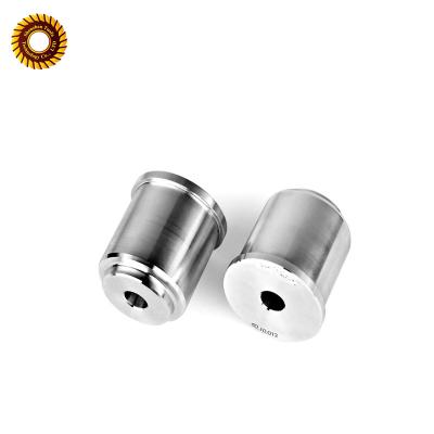 China Ra0.4 Titanium Cnc Machined Parts Sandblasting For Racing Stringed for sale