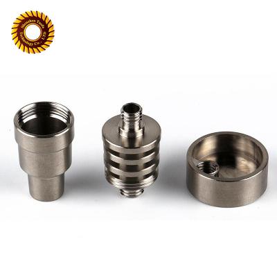 China Ra0.4 Titanium Cnc Machined Parts Sandblasting For Racing Stringed for sale