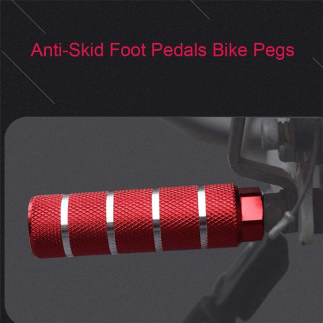 Aluminum Alloy Anti-Skid Lead Foot Bike Bicycle Pegs BMX
