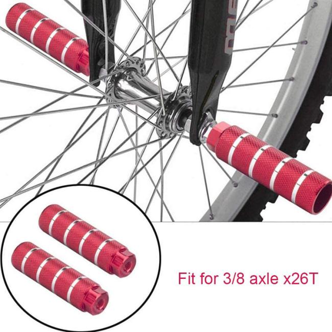 Aluminum Alloy Anti-Skid Lead Foot Bike Bicycle Pegs BMX