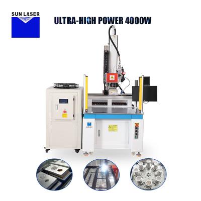China Cylindrical lithium battery pack aluminum nickel busbar prism battery laser welding machine for sale