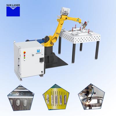China CNC Six Axis Robot Laser Welding Machine Automatic Robot Arm Robotic Welding Systems for sale