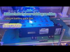 Máquina de soldadura láser con batería de litio prismática automática con frecuencia de modulación avanzada de 1-5K HZ