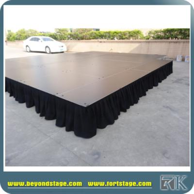China Easy Set Up Beyond Stage Event Mobile Stage With Adjustable Height Four-Leg Stage for Wedding/Hotel/Concert/Exhibition for sale