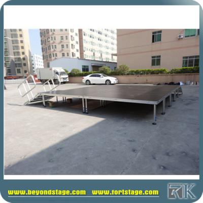 China Hot Sell Good Mobile Stage Platform for Outdoor Events Stage with Adjustable Aluminum Legs Performance Equipment Staging for sale