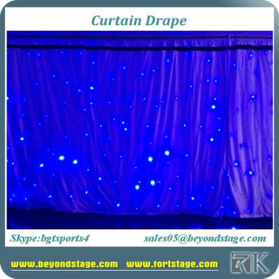 China RK led curtain with white lights for banquet backdrop pipe and drape f/wedding supplies for sale