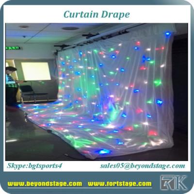 China Magical LED Sparkle Curtain, LED Starlit Cloth Backdrop for Wedding Events for sale