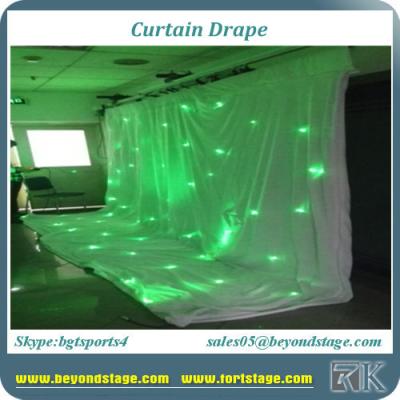 China White LED Starlit Curtain for Wedding Decoration with Portable pipe for sale