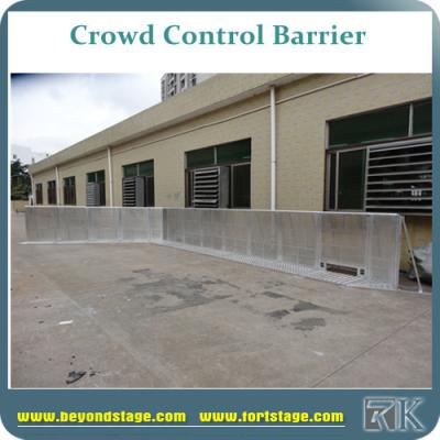 China Portable stage crowd control barrier security fence straight mobile fence hot sale with size 1m wide and 1.2m height for sale