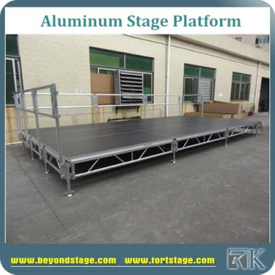 China Outdoor All-terrain Event Aluminum Adjustable Portable Stage on the sale for sale