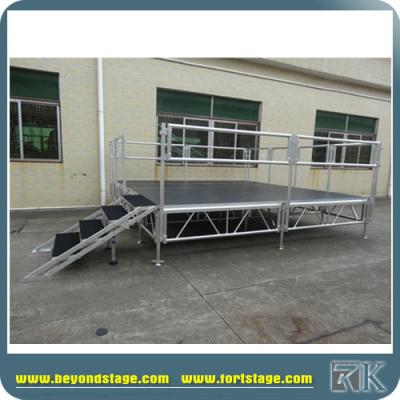 China outdoor  Aluminum stage and stage truss with industrial platform for dj equipment on the sale for sale