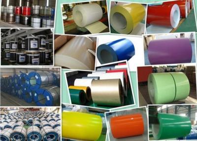 China Roofing Prepainted Steel Coil Zinc Coating , PPGL Steel Coi Fire Resistance for sale