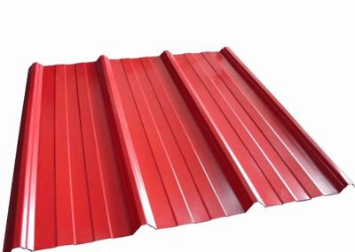 China Colour Coated Corrugated Roofing Sheets / Pre - Painted Galvanized Steel Sheet for sale