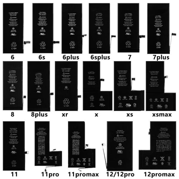 Quality Black Smartphone Mobile Phone Batteries Replacement For IPhone 11 11pro for sale