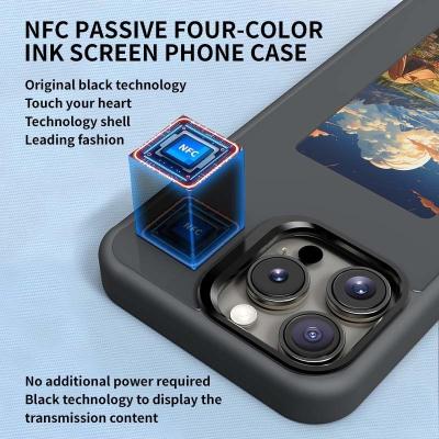 China E-Ink NFC Mobile Phone Protective Screen Cover For IPhone 13 14 15 Pro Max Anti Drop for sale