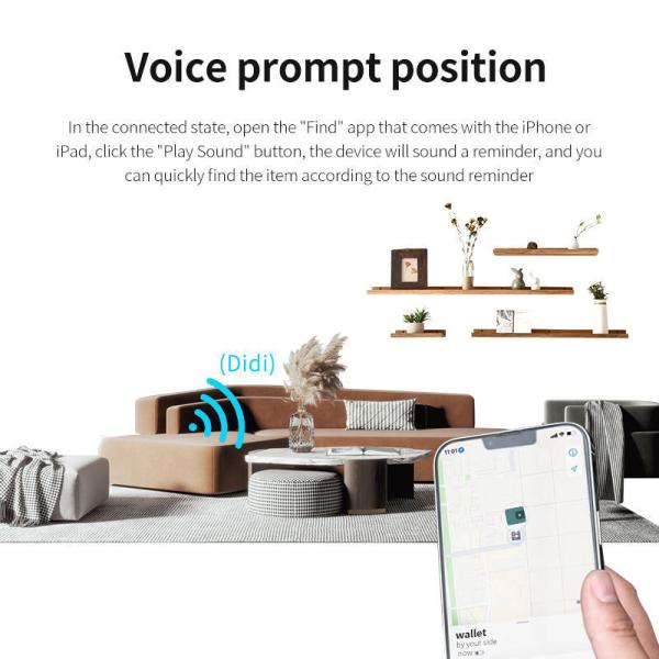 IP67 Waterproof Smart Magnet Wallet Tracker Card Finder For IPhone Cell Phone