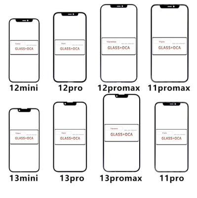 China Outer Iphone Front Glass Screen Replacement 13mn/13/13p/13pm With Oca for sale
