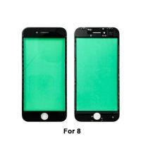 China Iphone 8 8plus Glass Plus Oca Frame Lcd Screen Front Outer Cover replacement for sale