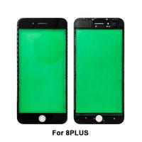 China Iphone 8 8plus Glass Plus Oca Frame Lcd Screen Front Outer Cover replacement for sale