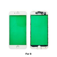 China Iphone 8 8plus Glass Plus Oca Frame Lcd Screen Front Outer Cover replacement for sale