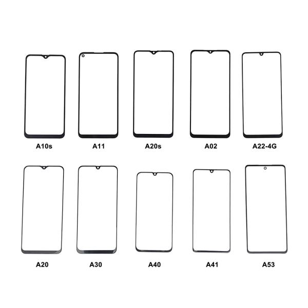 Quality 2-in-1 Glass With Oca for A10S A11 A20s A02 A22-4G A20 A30 A40 A41 A53 For Samsung Mobile Phone Front Outer Glass Oca for sale