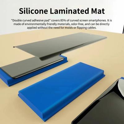 China Universal Phone Repair Tools Oca Alignment Mold Laminating Silicon Soft Pad For Curved Lcd Screen for sale
