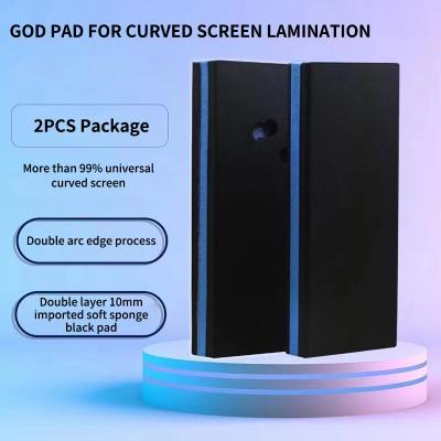 China Universal Phone Repair Tools Oca Alignment Mold Laminating Silicon Soft Pad For Curved Lcd Screen for sale