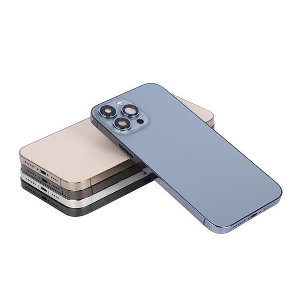 Quality 13 Pro 13Mini Iphone Back Glass Battery Cover Smartphone Housing for sale