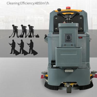 Cina 500W Industrial Ride sul pavimento asciugatrice per lavaggio del pavimento per centro commerciale in vendita