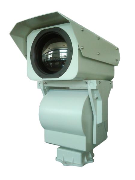 Double FOV Infrared Long Range Thermal Camera , Railway HD CCTV Camera