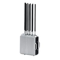 China Rectangle Style Uav Detection Systems Anti Drone System Jammer 360 ° Coverage Angle Range for sale