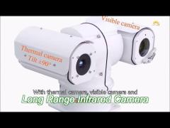 50° laser source infrared ptz camera with 808nm illuminator surveillance