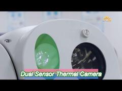 police patrol surveillance dual thermal camera / long range thermal imaging camera