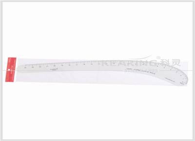 Cina Righello di curva francese di forma dello spadone di Grey d'argento 6224A per risvolto/gomito in vendita
