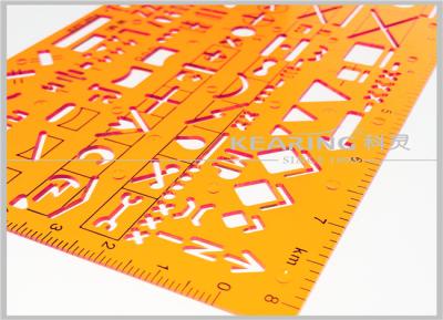 中国 戦術的な印 8353 のための 1.0mm の厚さのオレンジ プラスチック分野のキット 販売のため