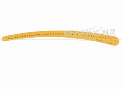 中国 Kearing のブランド 1.2mm の厚さ 46cm スクリーンの印刷の方法 design# 6346B のためのプラスチック衣服の定規 販売のため