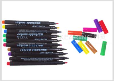 Cina Tiraggio lavabile dell'indicatore della maglietta del tessuto di DIY della penna Colourful della pittura - lavaggio - ripeti il regalo divertente per i bambini in vendita