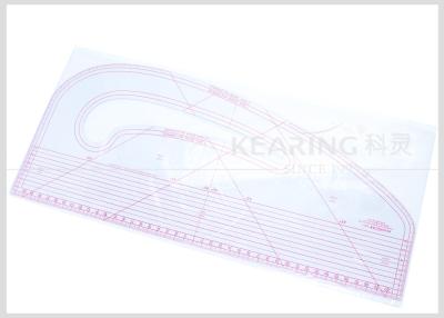 Cina righello imbottente di progettazione dell'abbigliamento di modo dei righelli del modello di 40cm della rappezzatura di plastica flessibile della marcatura in vendita