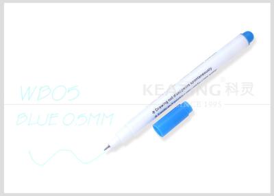 Cina Penna cancellabile degli indicatori 0.5MM di Kearing di metallo di punta dell'acqua blu cancellabile di colore per area cucita ASTM EN71 in vendita