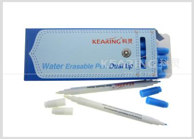 Cina Colore di scomparsa a base d'acqua del blue&white dell'indicatore del tessuto di punta doppia di Kearing per Emberroidery/indumento Design#WT10-BW in vendita