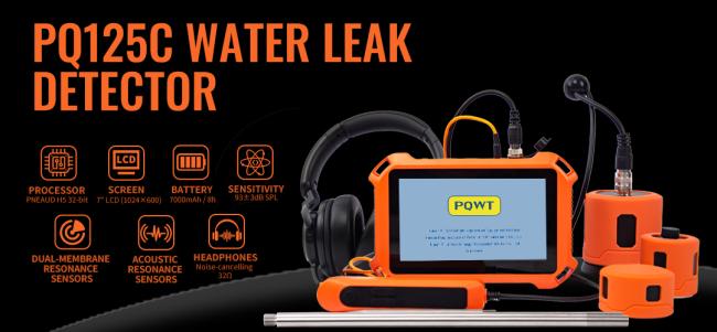 PQWT-125C Leak Detector front view
