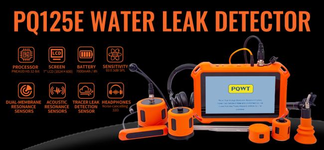 PQWT-125E Leak Detector front view
