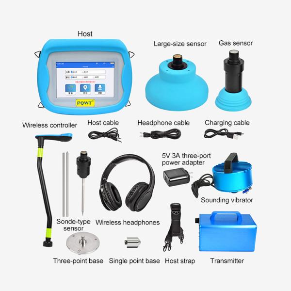 3 In 1 Underground Pipe Leak Detection PQ BT MultiFunction Water And Gas Leak Detection