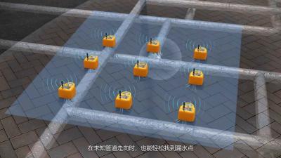 Portable Water Leak Sound Detector 8m For Plumbing Underground Pipe