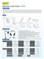 China Smart Wireless Pipeline Leakage Detection System with 9M Depth Range and 5000Hz Frequency for sale