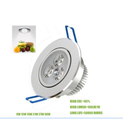 China 110V - 245V Epistar LED Ceiling Lamp Recessed 4000K High Luminous for sale