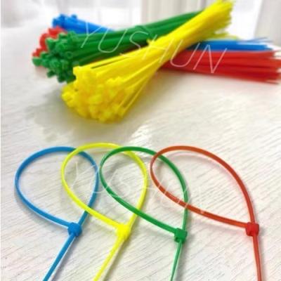 China All sizes self locking colorful nylon cable tie use for bounding wires for sale